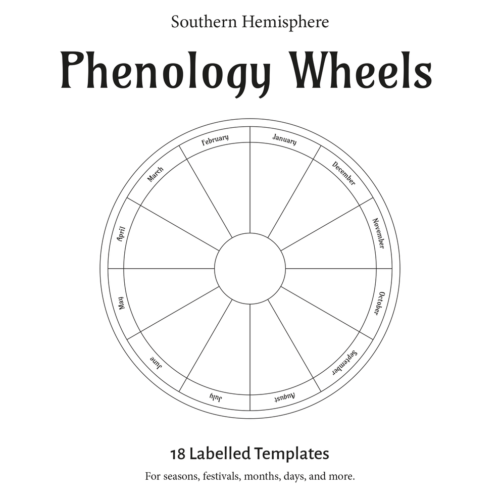 Phenology Wheels: Labelled – Nyx Apothecary